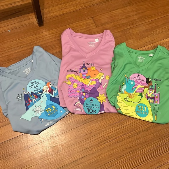 Disney | Tops | Rundisney Princess Weekend K Half Marathon And Fairy ...